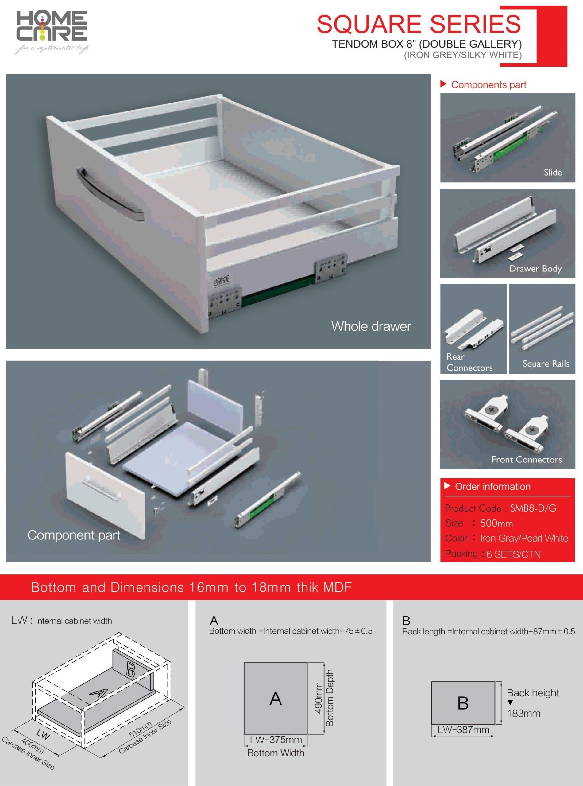 Tendom Box 8inch - Plywala